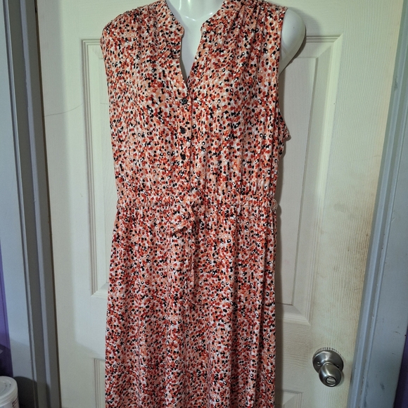 Robert Louis | Dresses | Robert Louis Sleeveless Midi Dress Pink And ...